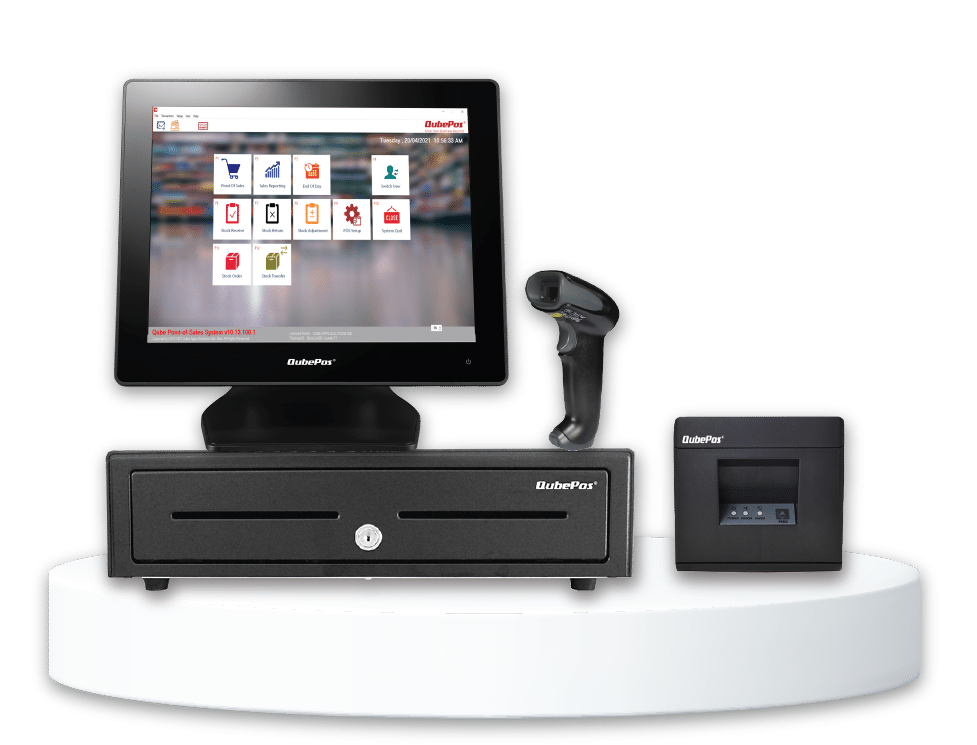 Retail POS Bundle – QubePos: All-in-one Restaurant & Retail POS System